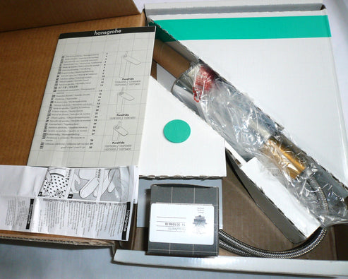 Hansgrohe PuraVida 15070000 single lever basin mixer 110 w/push-open w ...