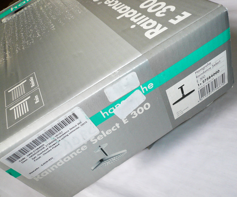 Hansgrohe Raindance Select E300 27384000 2Jet Overhead Shower+Ceiling ...