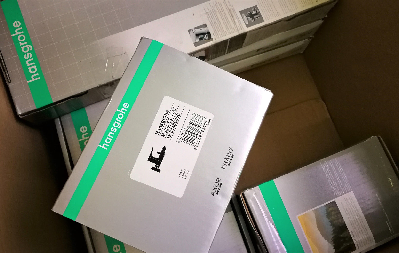 Hansgrohe Metris 31480000 W.M exposed single lever bath & shower mixer ...