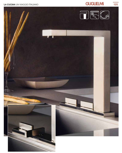 GUGLIELMI "AltaGamma IDEA" 35902 Three-Holes Swivel Spout Kitchen Sink ...