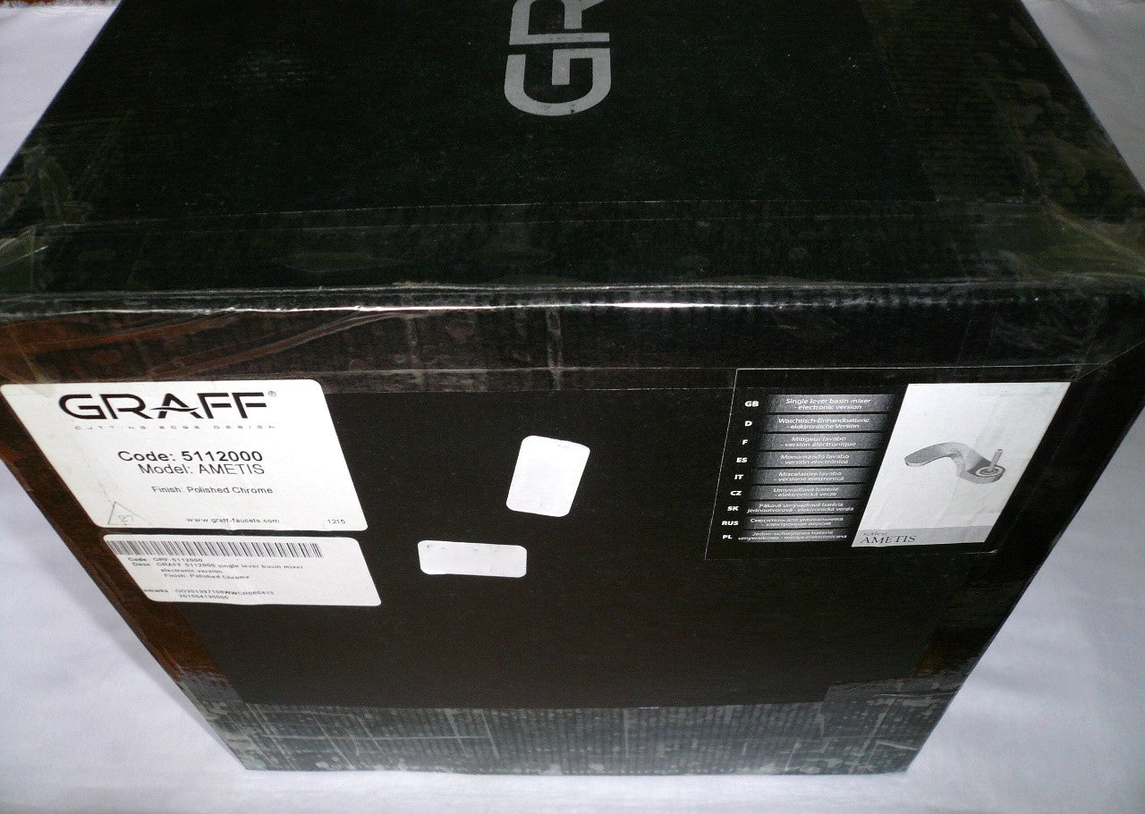 Graff Ametis 5112000 Basin Mixer Electronic Version w/Led + Push-open – PlumbingMaster Pro