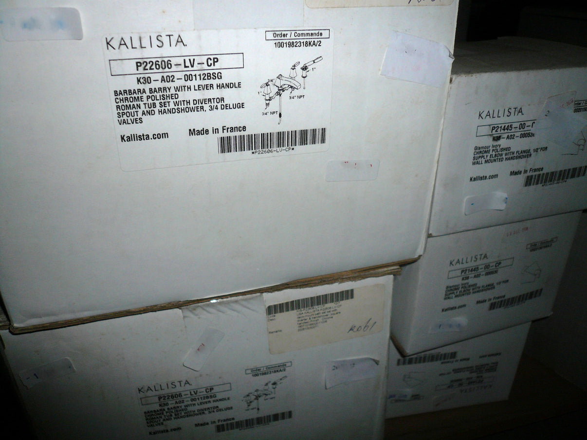 Kallista Barbara Barry P22606-LV-CP D.M Lever Handle Bath Set w/Hand S – PlumbingMaster Pro