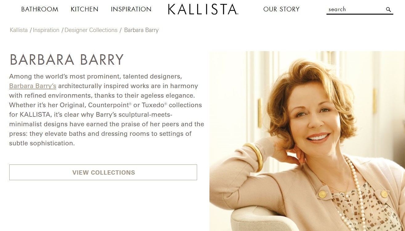 Kallista Counterpoint by Barbara Barry P23243-00-AG Handshower w/59" S ...