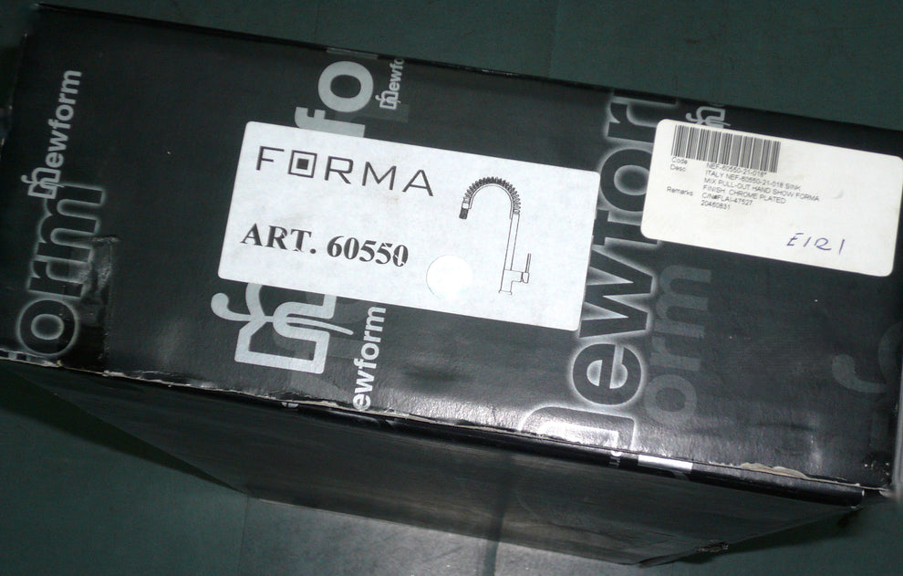 Newform Forma 60550 Tubular Swivel Pull-out Kitchen Mixer ...