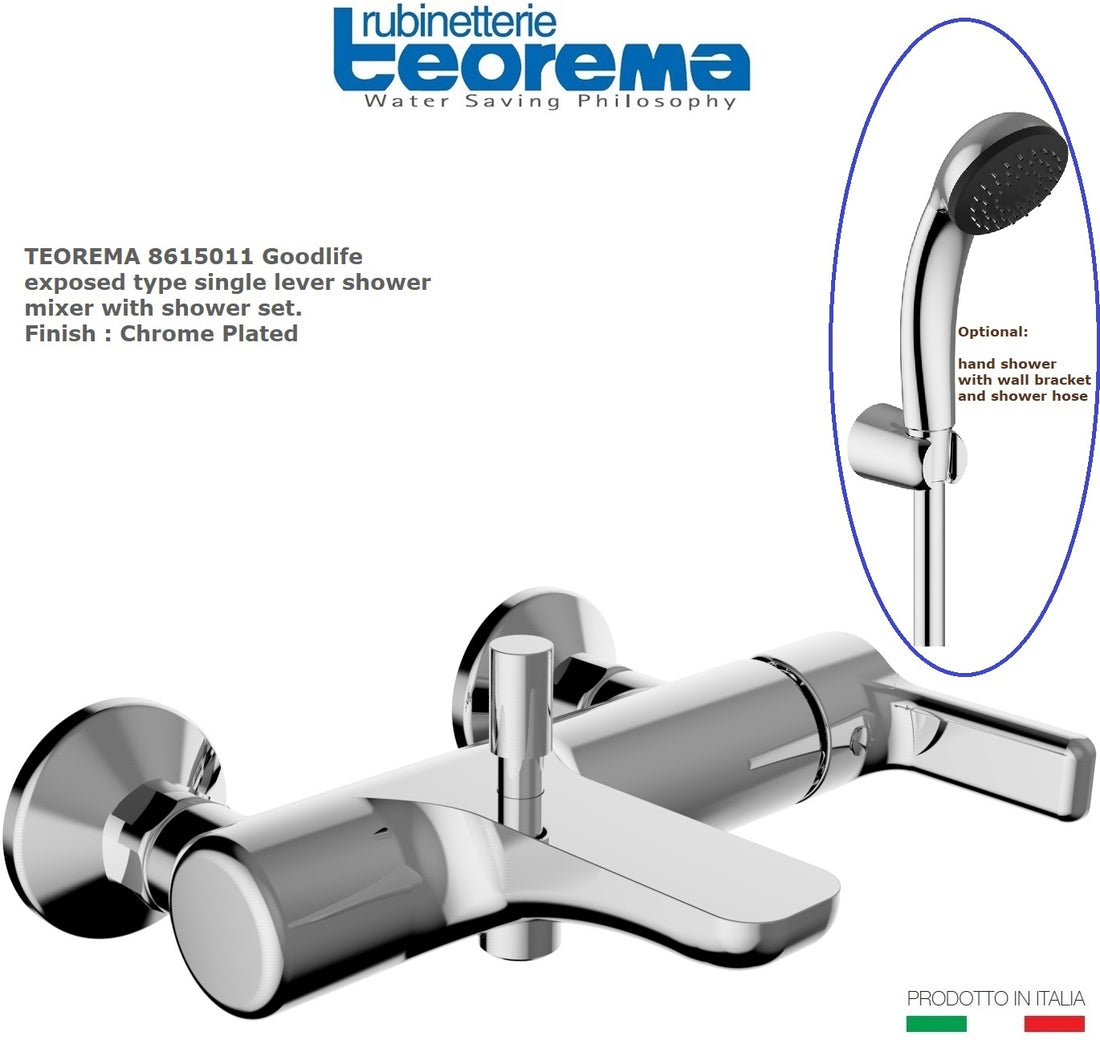 TEOREMA 86150 bath & shower mixer w/shower set,s.hose – PlumbingMaster Pro